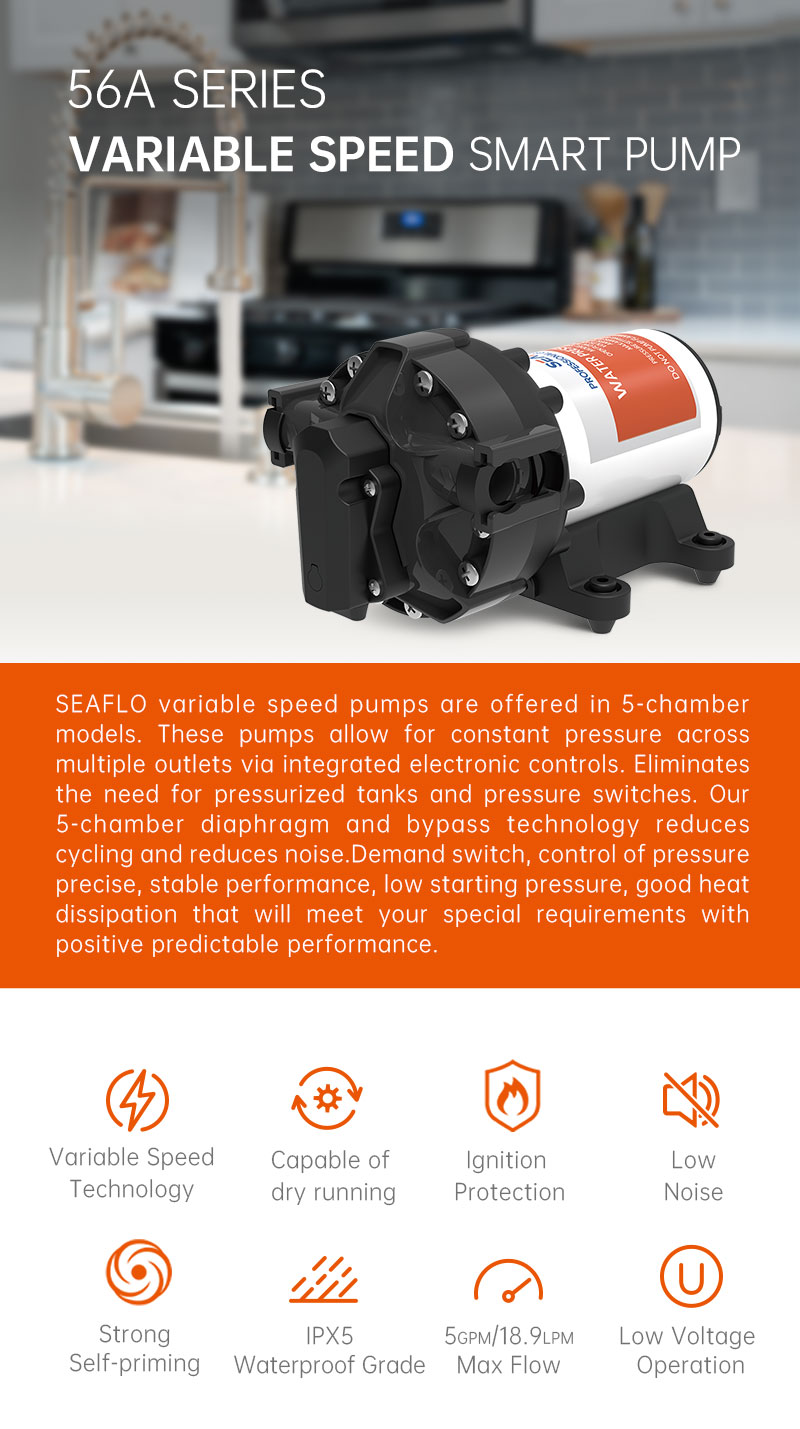 Seaflo Pump - 56A Series Variable Speed Smart Pump