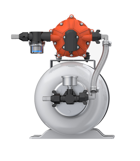 Seaflo Pump - 8L Accumulator Pressure Boost System