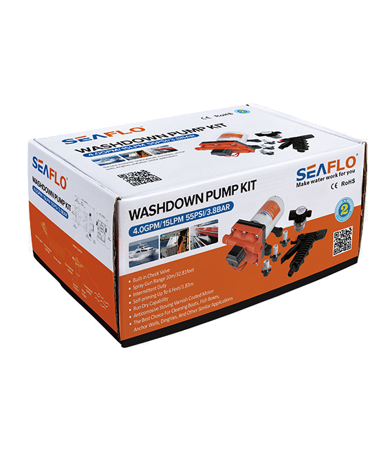 Seaflo Pump - 42 Series Washdown Pump Kit Without Coiled Hose