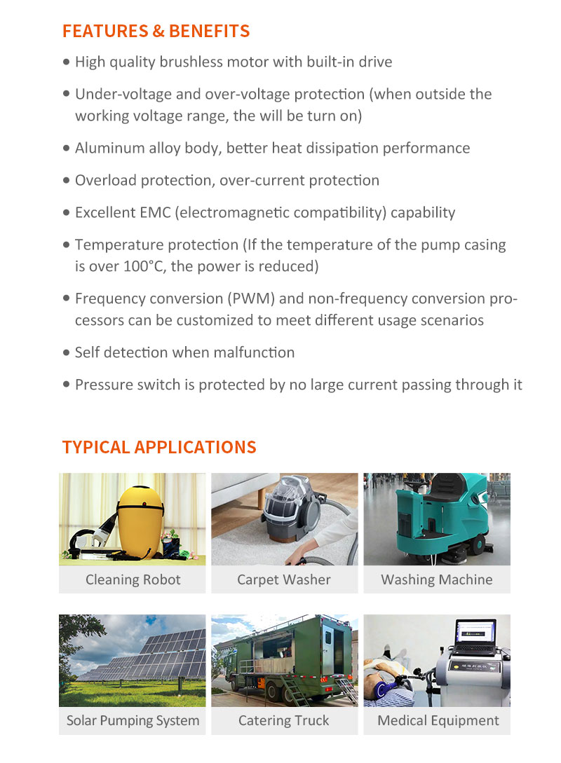 Seaflo Pump - 42W Series Brushless Automatic Demand Diaphragm Pump